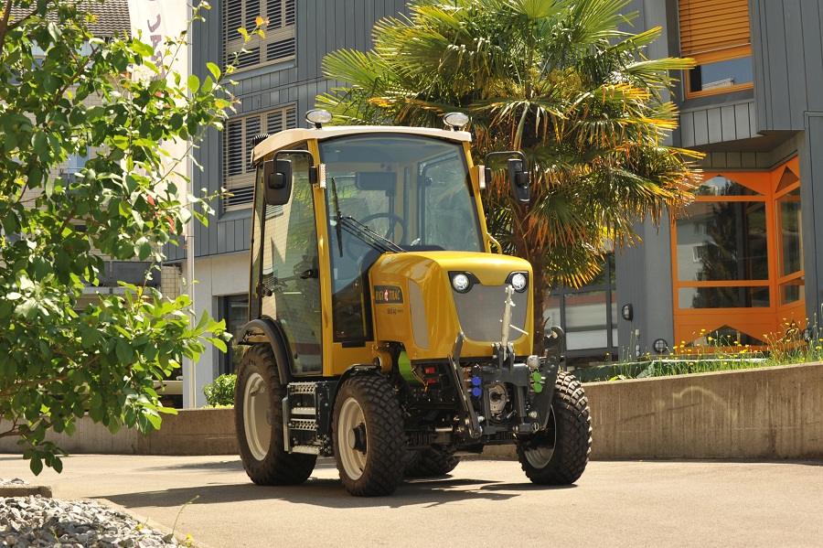 Goldoni Keestrack presenta il trattore elettrico, accordo con Rigitrac